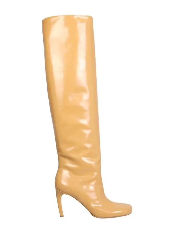Dries Van Noten Round Toe Knee-high Boots - Nude