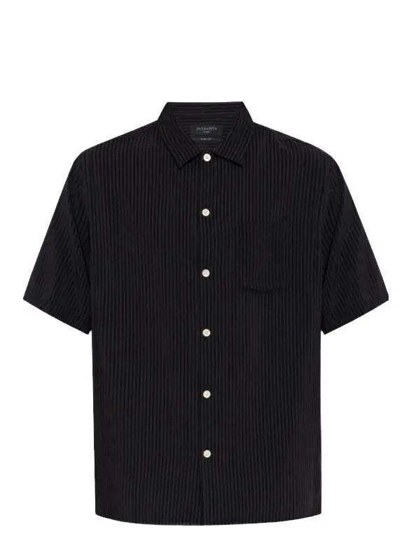 ALLSAINTS Perry Short-sleeved Shirt - Black