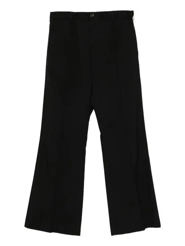 Marni Pleated-front Straight-leg Trousers - Black
