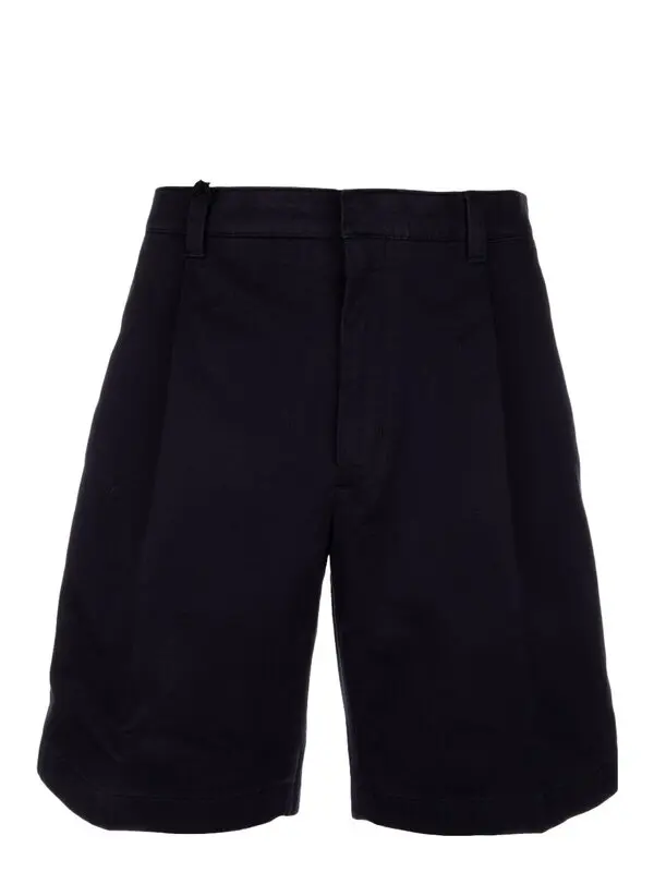 Prada Belt Loop Shorts - Navy Blue