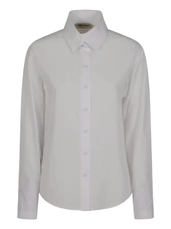 Alberta Ferretti Long Sleeve Shirt - Gray