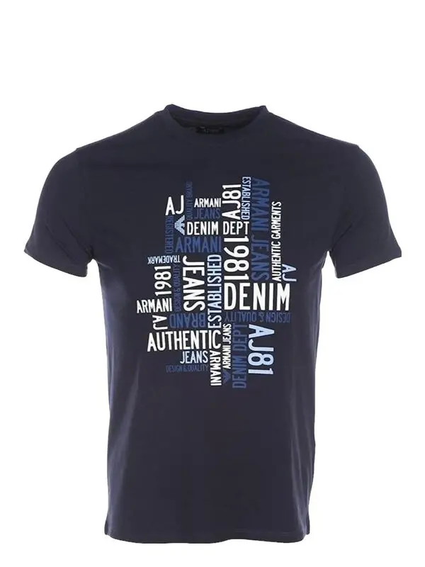 Emporio Armani Logo Details T-shirt - Black