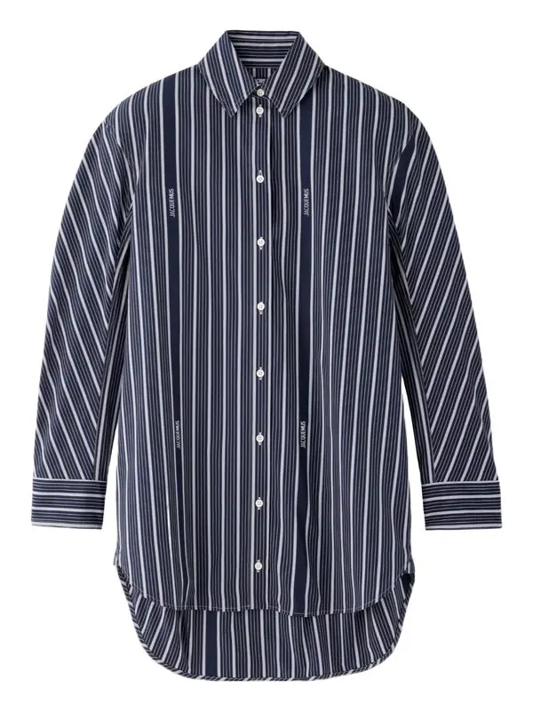 Jacquemus Striped Shirt - Black