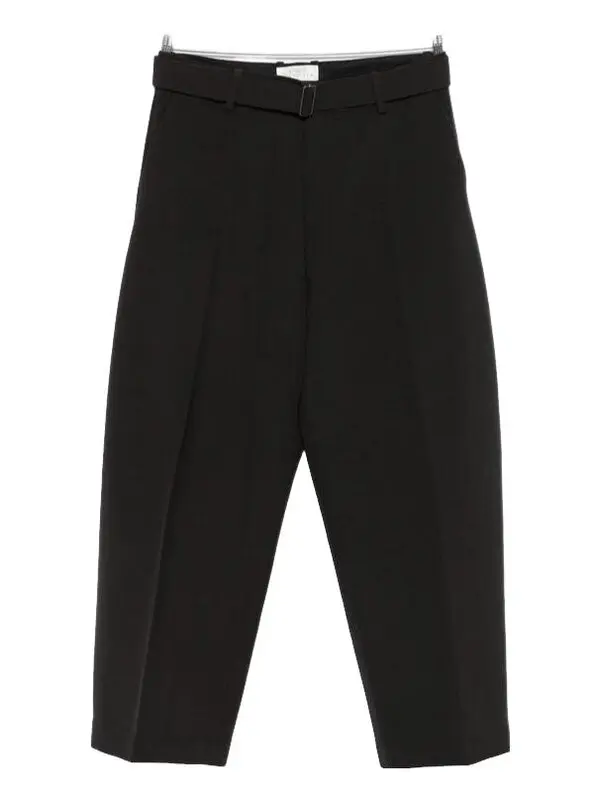 Studio Nicholson Belted Trousers - Black