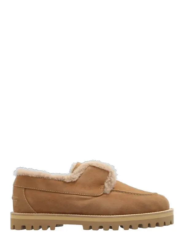 LE SILLA Yacht Slip-on Loafers With Logo Detailing - Brown