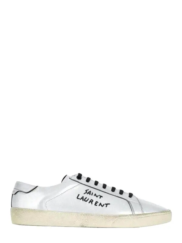 Saint Laurent Court Classic Sl/06 Low-top Sneakers - Gray