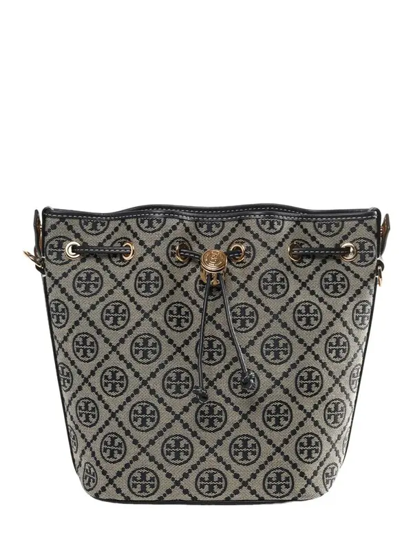 Tory Burch T Monogram Bucket Bag - Blue