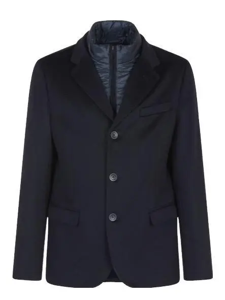 Herno Straight Hem Layered Jacket - Black