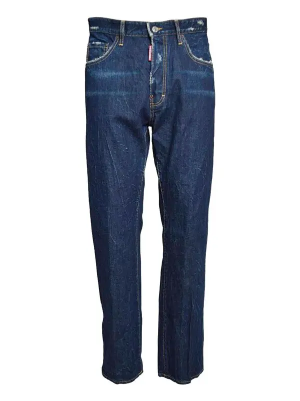 Dsquared2 642 Logo Patch Jeans - Blue