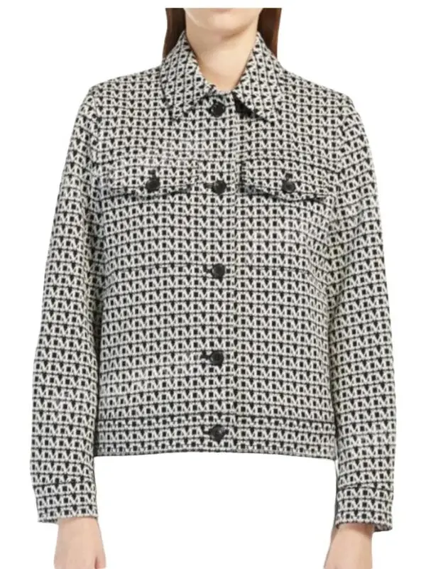 Max Mara Lapel Jacket - Gray