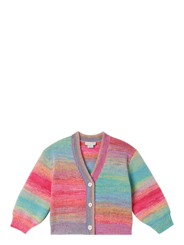 Stella McCartney Long-sleeved Knitted Cardigan - Multicolor