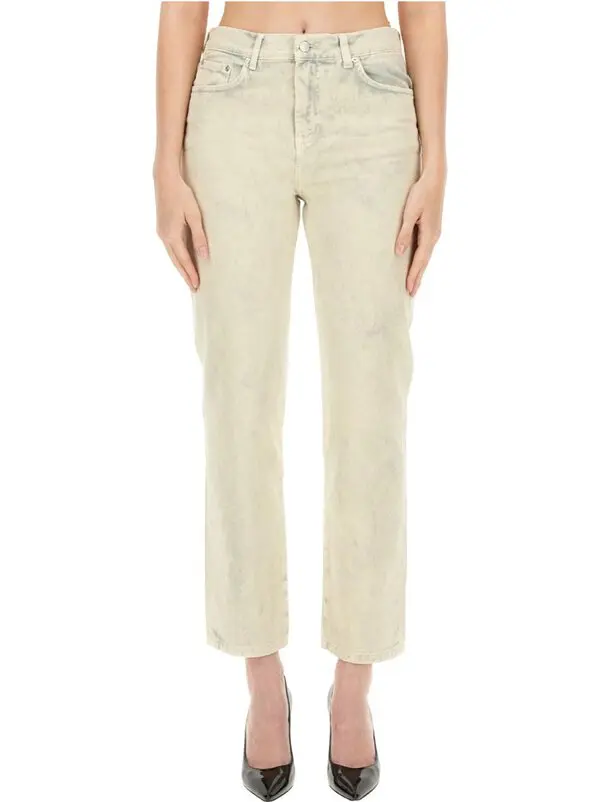 Moschino Belt-loop Jeans - Nude