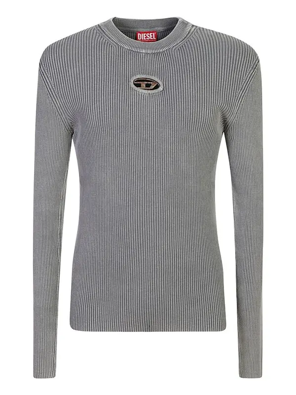 DIESEL® K-darinr Knitted Jumper - Gray