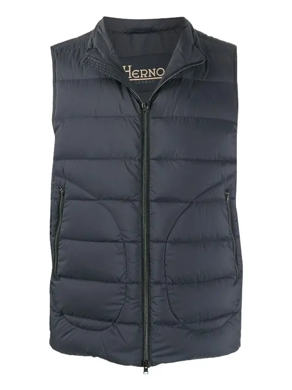 Herno Padded Gilet - Black