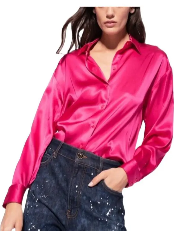 Pinko Long-sleeved Shirt - Pink