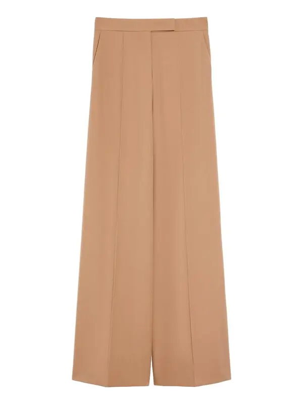 Max Mara Ninfa Wide-leg Trousers - Camel