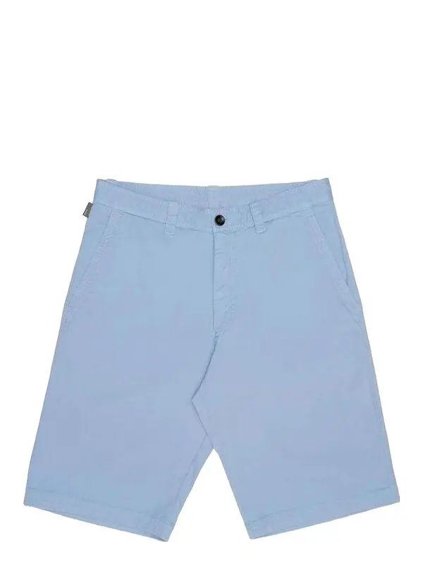 Emporio Armani Logo Detail Shorts - Blue