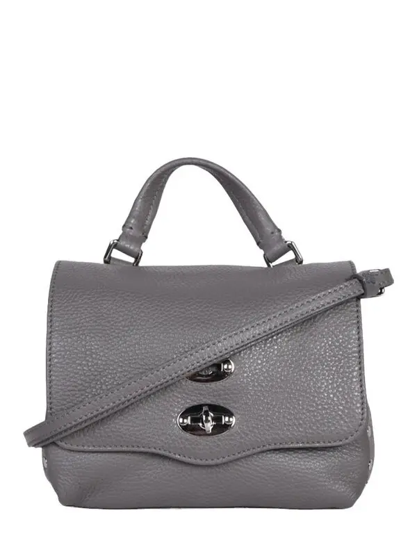 ZANELLATO Flap Shoulder Bag - Grey
