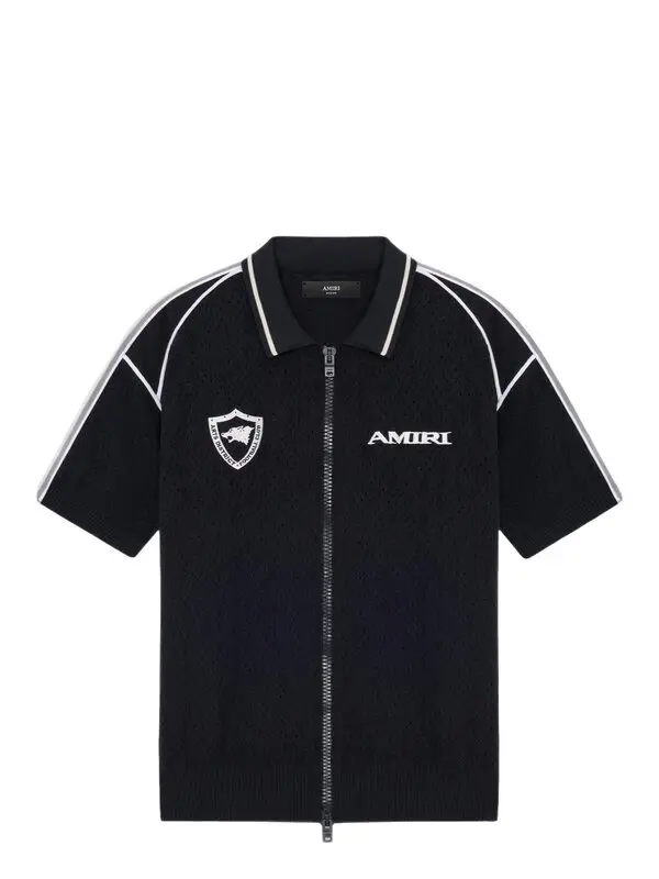 Amiri Zip Sport Shirt - Black