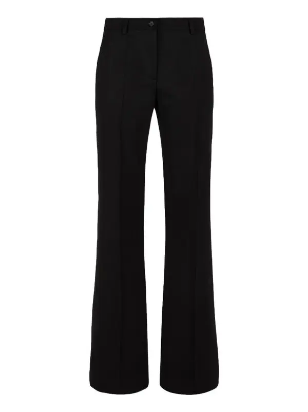 P.a.r.o.s.h Sequin Embellished Cropped Tailored Trousers - Black
