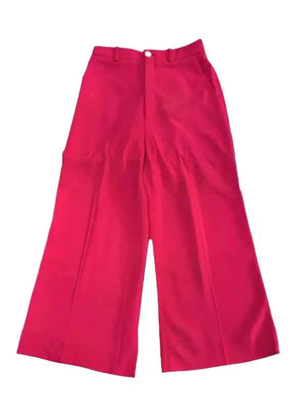 Gucci Belt-loop Tailored Wide-leg Pants - Red