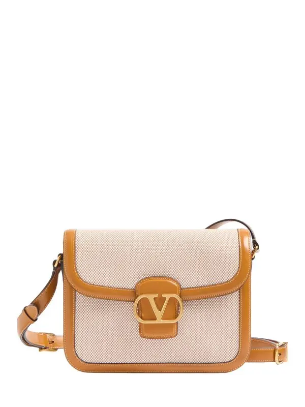 Valentino Garavani Vlogo Signature Foldover Top Shoulder Bag - Multicolor