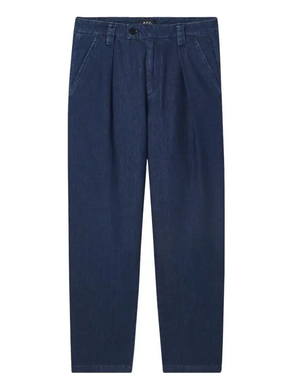 A.p.c. Renato Pleated Jeans - Blue