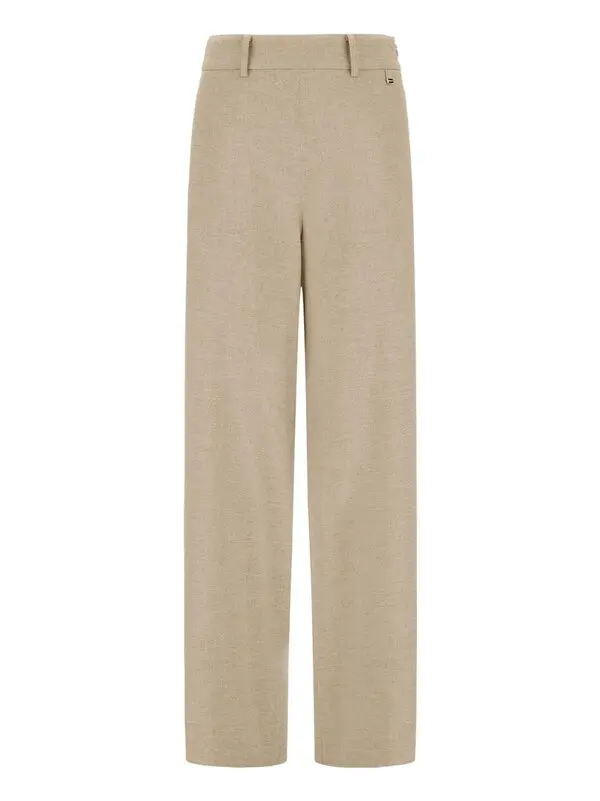 Herno Straight-leg Trousers - Nude