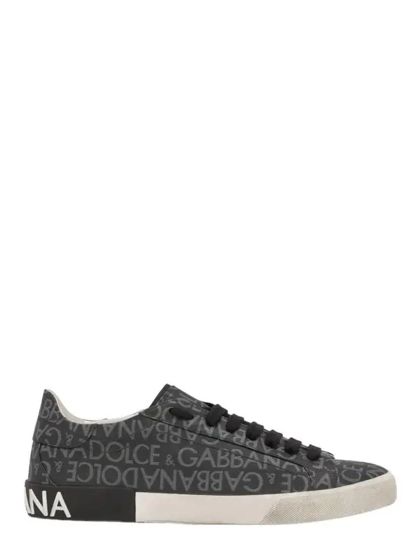 Dolce & Gabbana Portofino Low-top Sneakers - Black