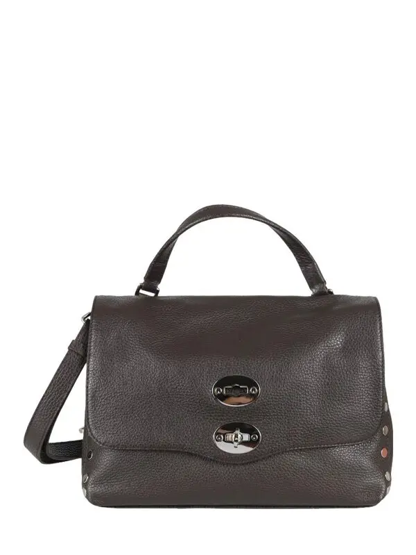 ZANELLATO Postina Twist-lock Small Top Handle Bag - Black