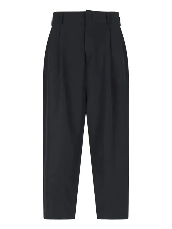 Comme Des Garçons Belt Loop Casual Pants - Black