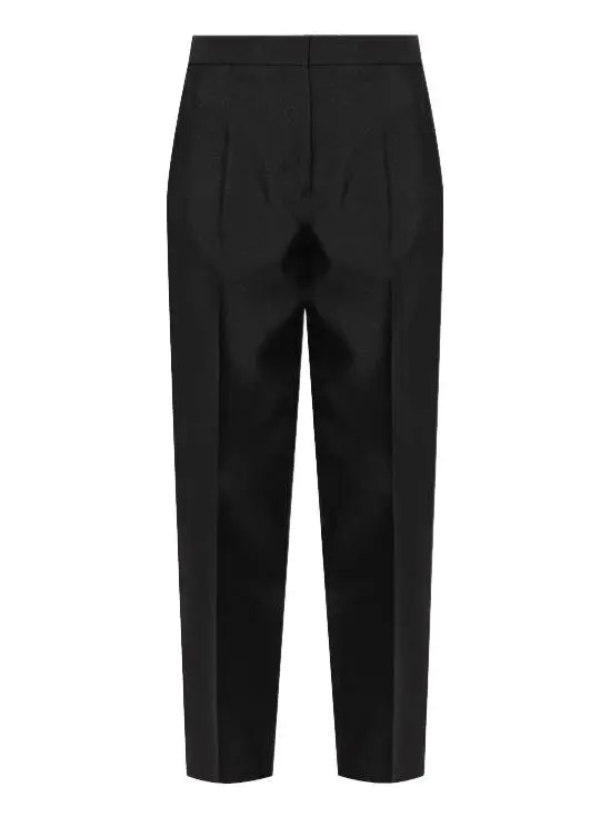 JIL SANDER Tailored Creased Trousers - Black