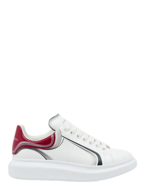 Alexander McQueen Oversized Lace-up Sneakers - White