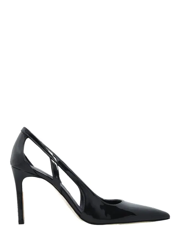 STUART WEITZMAN Pointed-toe Stiletto Heels With Openwork Detail - Black