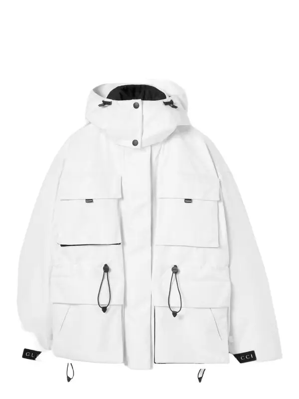 Gucci Gg Jacquard Jacket - White