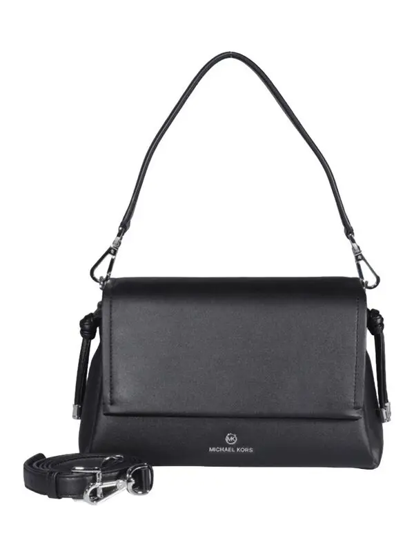 Michael Kors Logo-lettering Shoulder Bag - Black