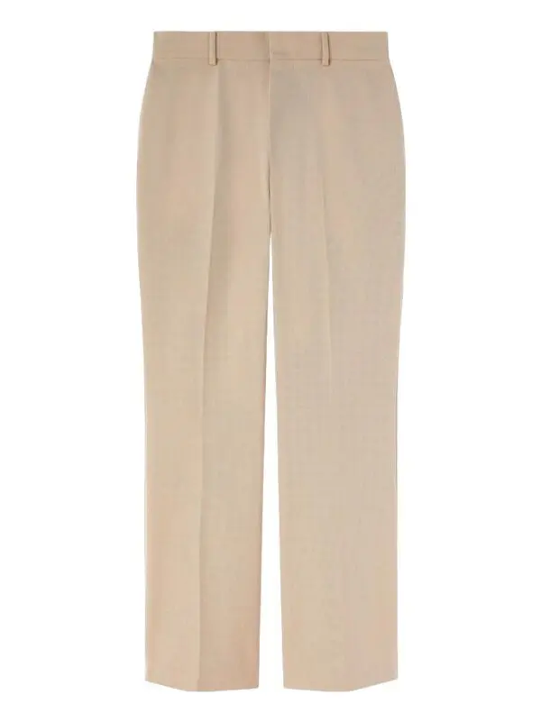 Palm Angels Mid-rise Flared Trousers - Nude