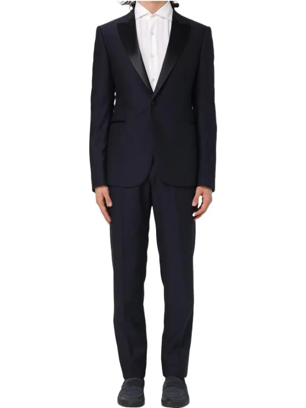 Emporio Armani Single-breasted Suit - Blue