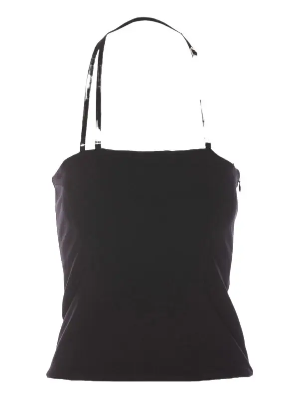 Attico Paneled Tank Top - Black
