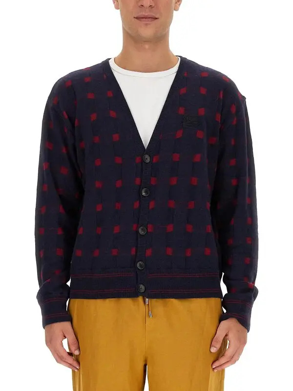 Etro V-neck Button-up Cardigan - Black