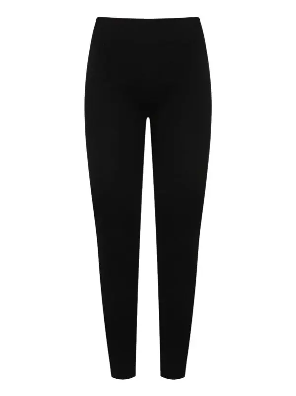 Alaïa Ribbed Knit Pants - Black