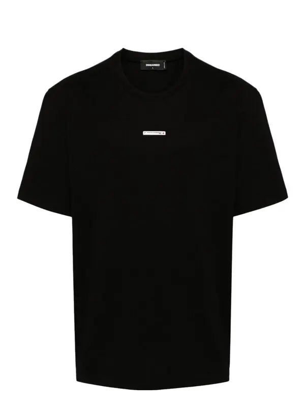 Dsquared2 Gummy Logo Regular Fit T-shirt - Black