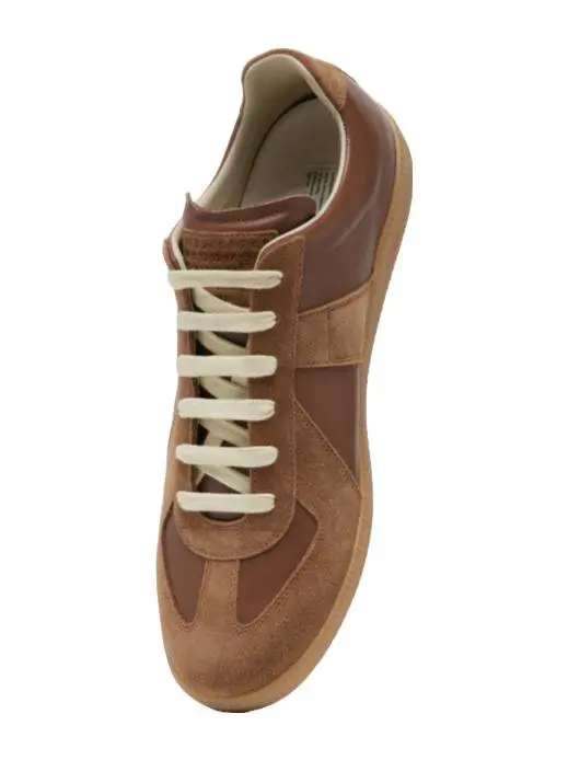 MAISON MARGIELA Replica Lace-up Sneakers - Adobe Brown