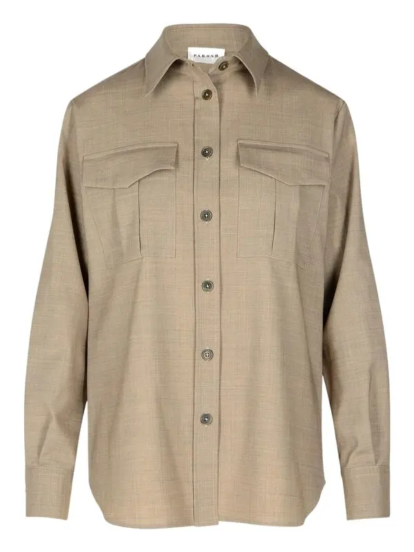 P.a.r.o.s.h Lille Shirt - Nude