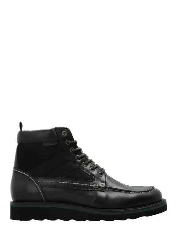 Paul Smith Curtis Panelled Lace-up Boots - Black