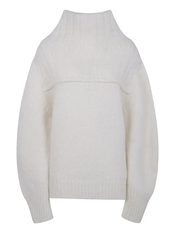 Dries Van Noten High-neck Jumper - White