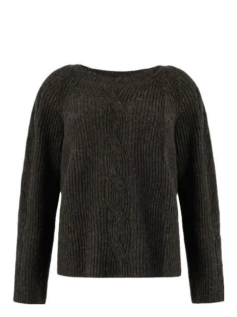 D.exterior Long Sleeve Sweater - Black