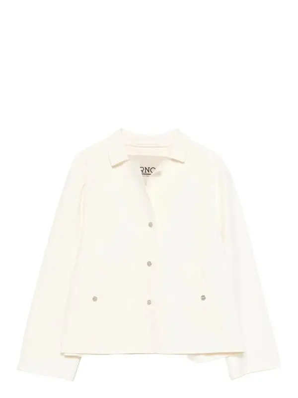 Herno Buttoned Pocket Jacket - Neutrals