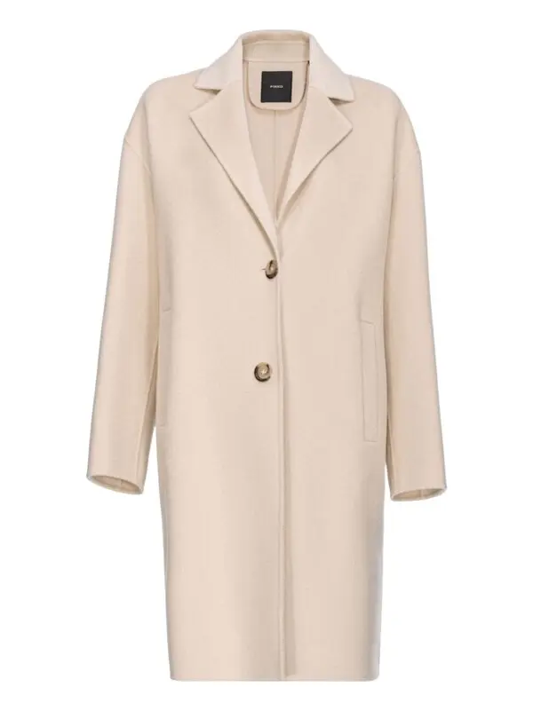 Pinko Cacciavite Wool Coat - Nude