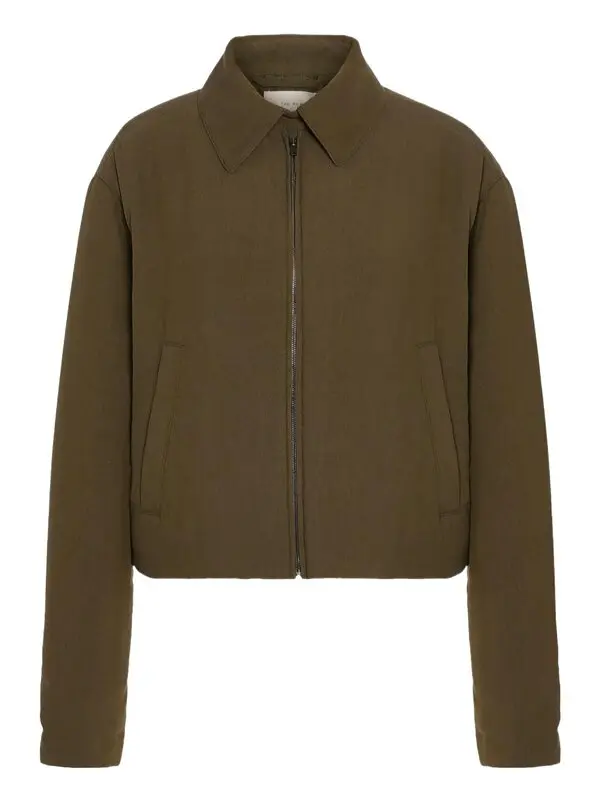 THE ROW Nerys Bomber Jacket - Brown